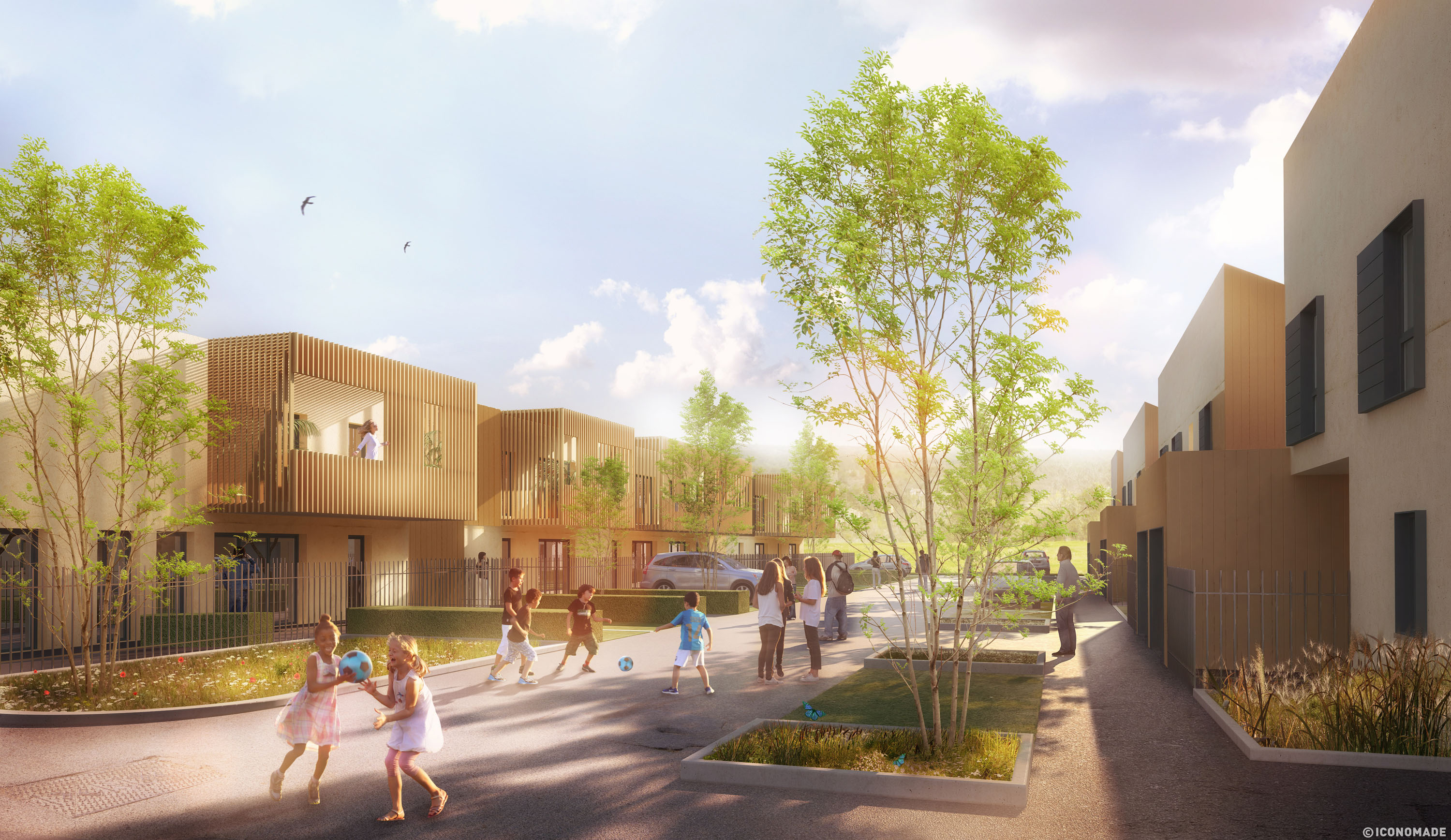 Concours de logements/ Atelier 5 architectes - Iconomade Concours de logements/ Atelier 5 architectes - Iconomade